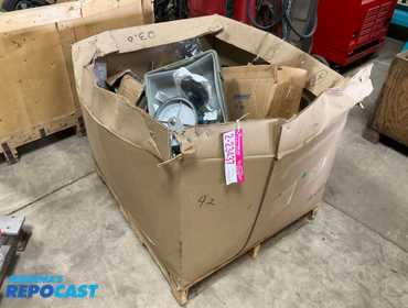 Repocast.com® | Gaylord box full of casters of various...
