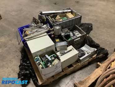 Repocast.com® | Skid of electrical MRO components
