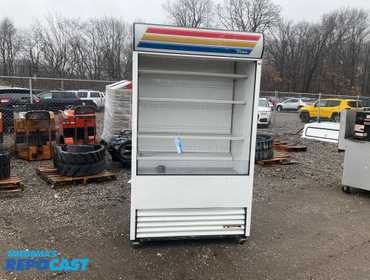 Repocast.com® | True 4’ open case refrigerator seller...