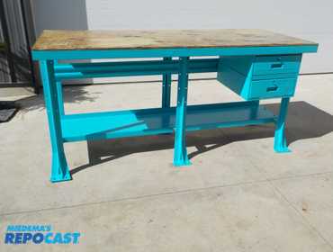 Repocast.com® | Hallowell workbench, two drawers, 72"...