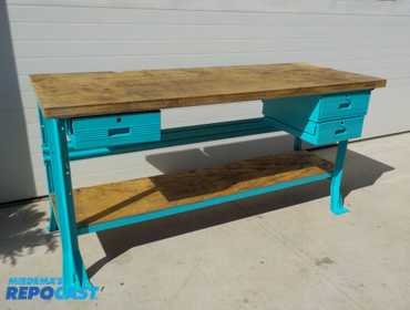 Repocast.com® | Hallowell workbench, three drawers 72"...