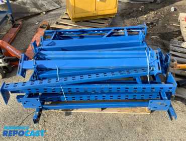 Repocast.com® | Skid Lot of Blue Pallet Racking...
