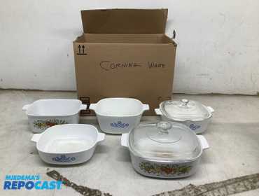 Repocast.com® | Box of Vintage Corning Ware