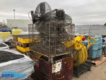 Repocast.com® | Skid Lot of Industrial Fans