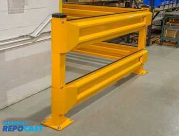 Repocast.com® | Omega warehouse guard rail system