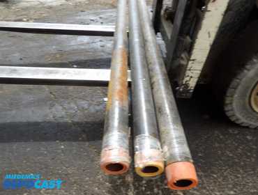 Repocast.com® | Lot of (3) 6' black steel pipe 6' x 3"...
