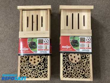 Repocast.com® | Two new Pollinator bee towers. 13”...