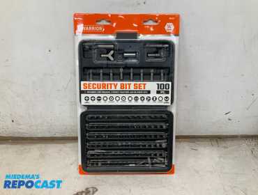 Repocast.com® | (100pc) Warrior Security bit set 1/4”...