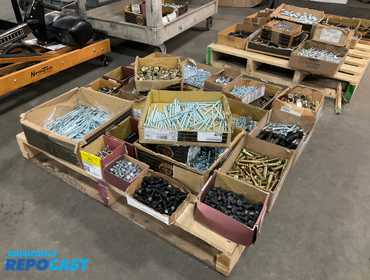 Repocast.com® | Skid of asst. Fasteners, nuts, bolts