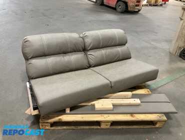 Repocast.com® | Light Gray RV Couch, Folds Down into a...