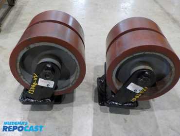 Repocast.com® | Heavy Duty Double Rolling Castors, 12"...