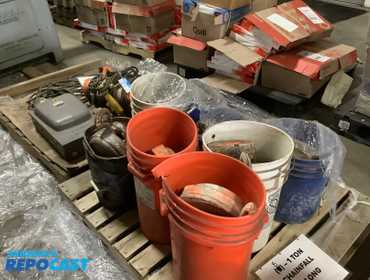 Repocast.com® | Lot of (8) 1 Ton Chain-falls 20’ Long