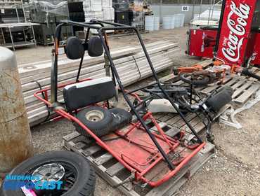 Repocast.com® | Go cart frame with (1) tire.