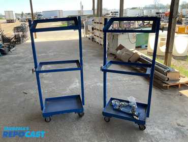 Repocast.com® | (2) Steel Multi-Tier Cart with 3...