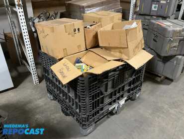 Repocast.com® | Collapsible skid box full of packaged...