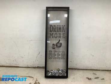 Repocast.com® | 30” T x 10” W x 2.5” L Drink More Beer...
