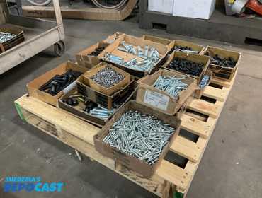 Repocast.com® | Skid of asst. Fasteners, nuts, bolts