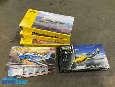 Repocast.com® | Lot of (6) Plane model kits includes:
