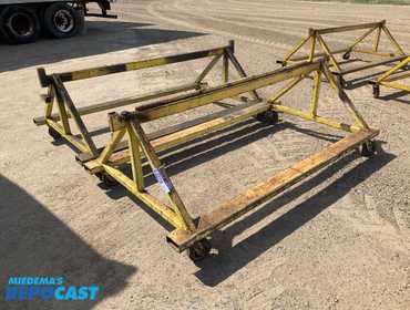 Repocast.com® | (2) 7’ Metal A-Frame Stands on Casters...
