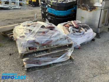 Repocast.com® | Lot of (3) skids of various colored...