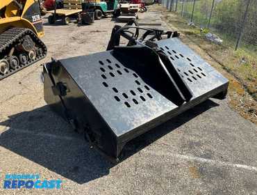 Repocast.com® | RockHound 76” skid steer landscape rake.