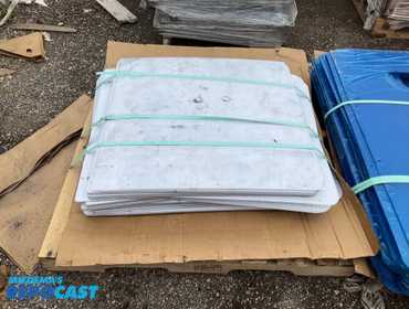 Repocast.com® | Skid Lot of 31.5” x 30” x 1/8” and 36”...