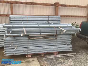Repocast.com® | Lot of approx. (160) 8’ galvanized...