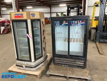 Repocast.com® | (2) Display Coolers, one is a True...