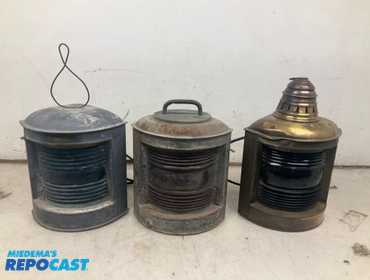 Repocast.com® | (3) Various Vintage Lights from a WW2...