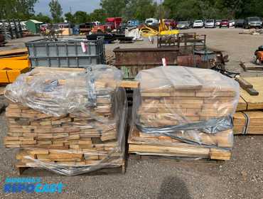 Repocast.com® | 2 Skids of Various Sizes of Wood Boards
