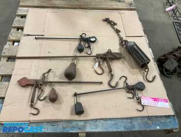 Repocast.com® | (4) Antique Hanging Balance Scales and...