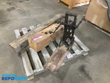 Repocast.com® | Antique AJAX Wood Beam Drill Press,...