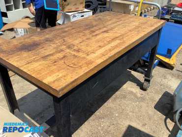 Repocast.com® | Colson Work Shop Table 2 Drawers...