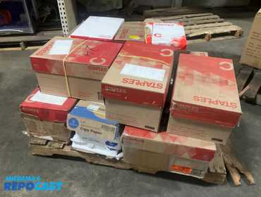 Repocast.com® | Skid lot of Staples Copy Paper with...
