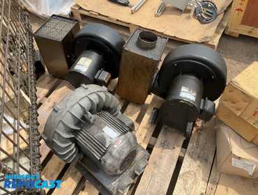 Repocast.com® | Skid of Electric Blowers