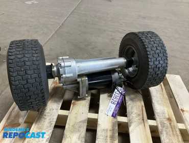 Repocast.com® | Axel on four bolt pneumatic wheels w/...