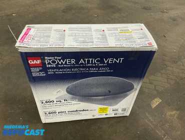 Repocast.com® | GAF Master Flow ERV6 Power Attic Vent,...