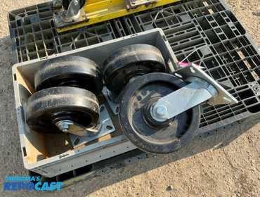 Repocast.com® | (4) 10” Swivel Casters, 3” wide, 7-1/4...