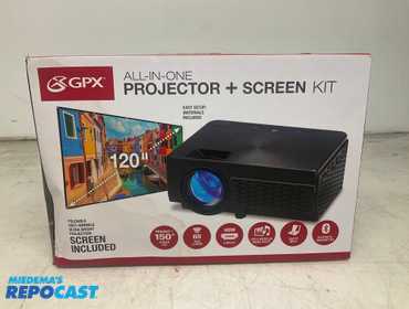 Repocast.com® | Lot of (1)GPX All-in-one Projector
