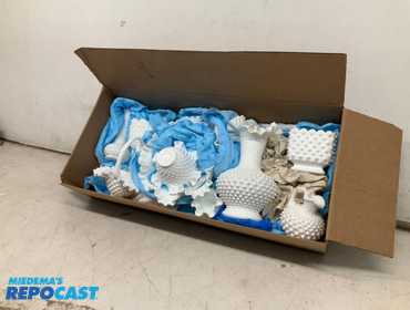 Repocast.com® | Lot of (9) various textured items of...