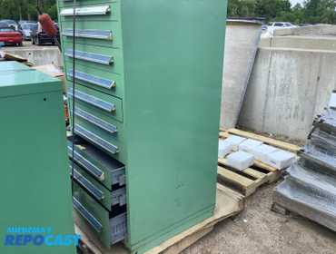 Repocast.com® | Stanley Vidmar Green Storage Container...