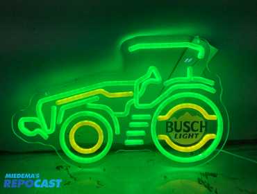 Repocast.com® | Busch Light For The Farmers neon light