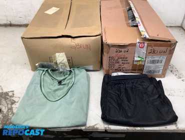 Repocast.com® | 2 Boxes of Clothing, Dist Rict T-Shirt...