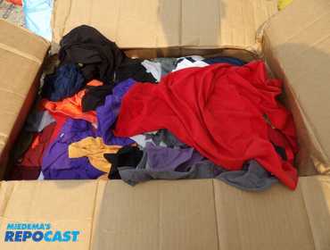 Repocast.com® | Lot of (50)lbs of shop rags, assorted...