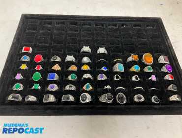 Repocast.com® | Lot of (48) different colored Rings