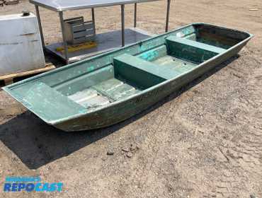 Repocast.com® | 12 ft. Aluminum flat bottom row-boat,...