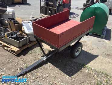 Repocast.com® | Red heavy duty utility trailer 30”.x 48”