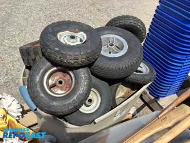 Repocast.com® | Tote of Assorted Small Wheels and Rims...