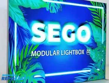 Repocast.com® | SEGO 9.8’ x 7.4” Backlit Lightbox Display