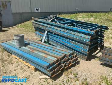 Repocast.com® | Skid Lot of 9’ Pallet Racking with...